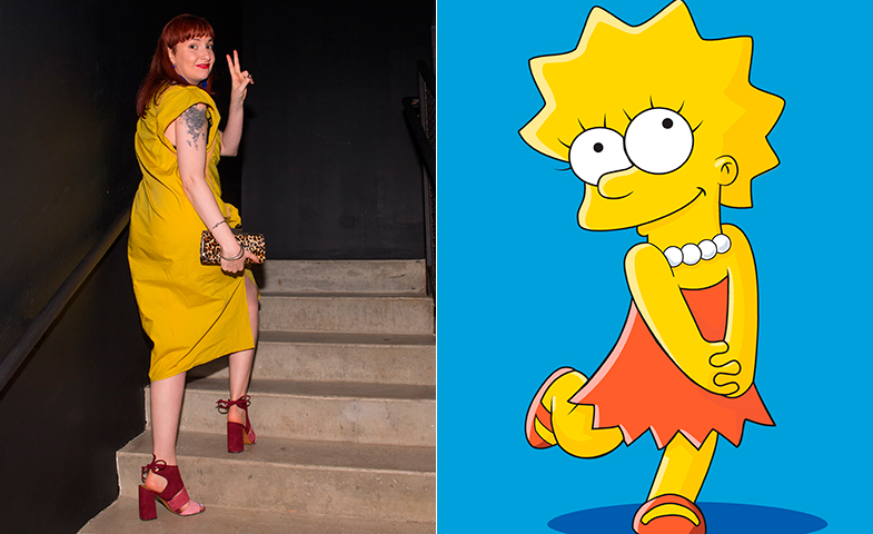 Lena Dunham utiliza a Lisa Simpson para explicar el feminismo en una ...