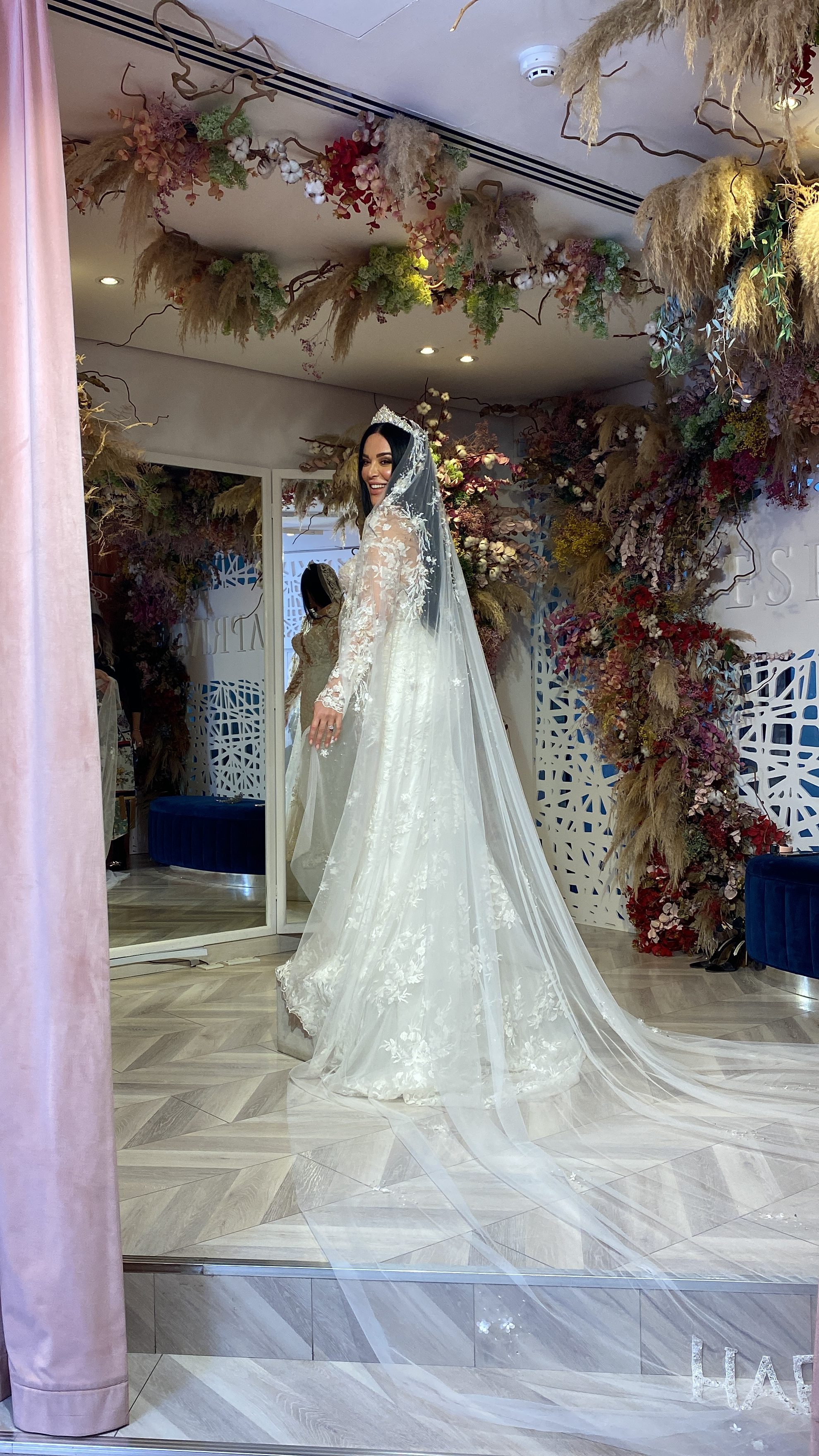 Monna Kattan Got Married In The Two Most Beautiful Wedding Gowns