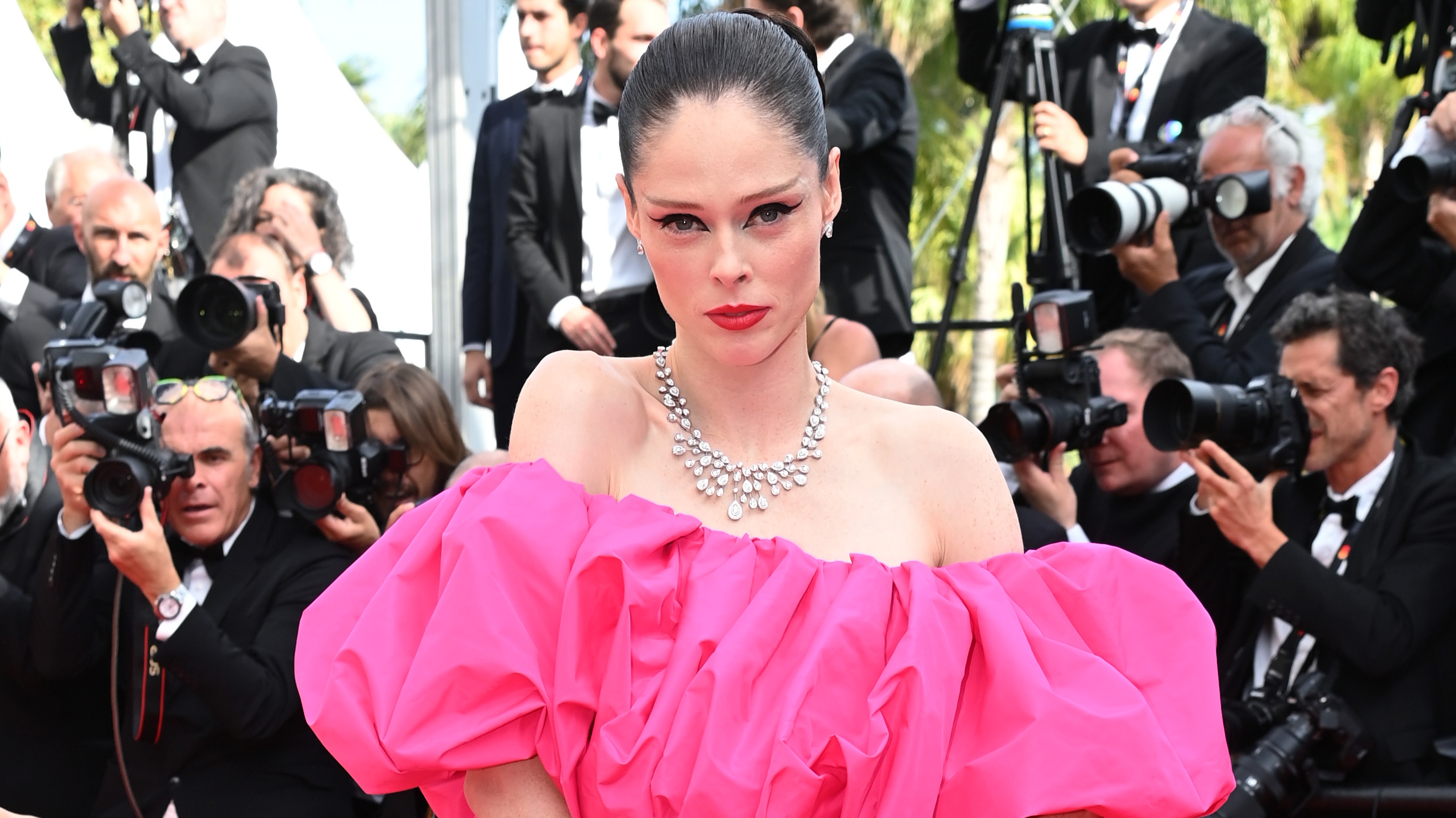 Strike A Pose: Coco Rocha Takes To The Cannes Red Carpet - Grazia