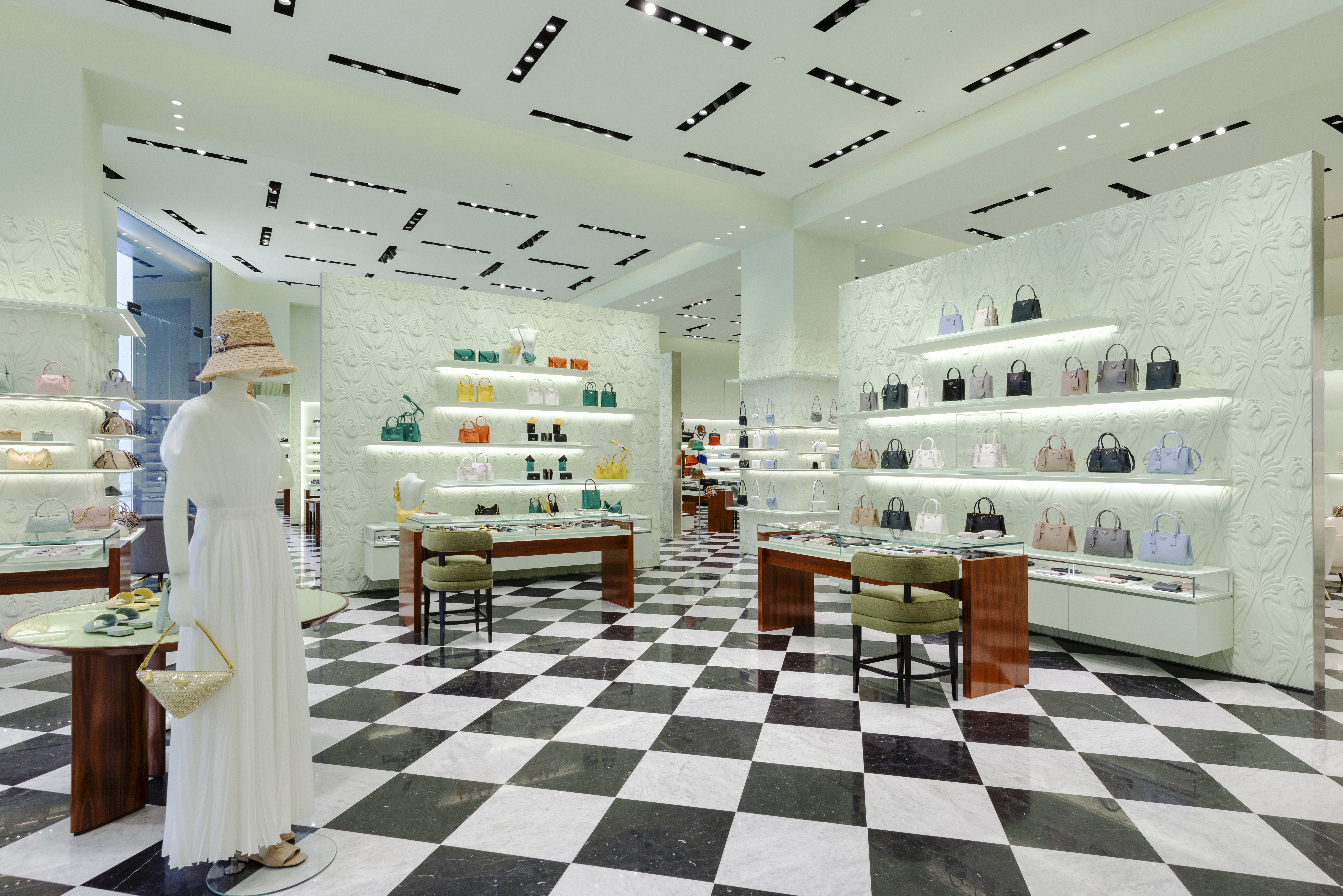 Inside Prada's Newly Opened Flagship Store In Doha, Qatar
