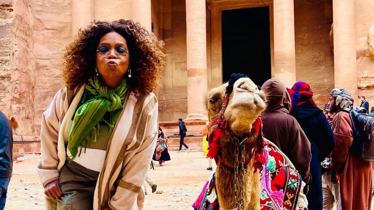 Oprah Winfrey Visits Jordan With Friend Gayle King