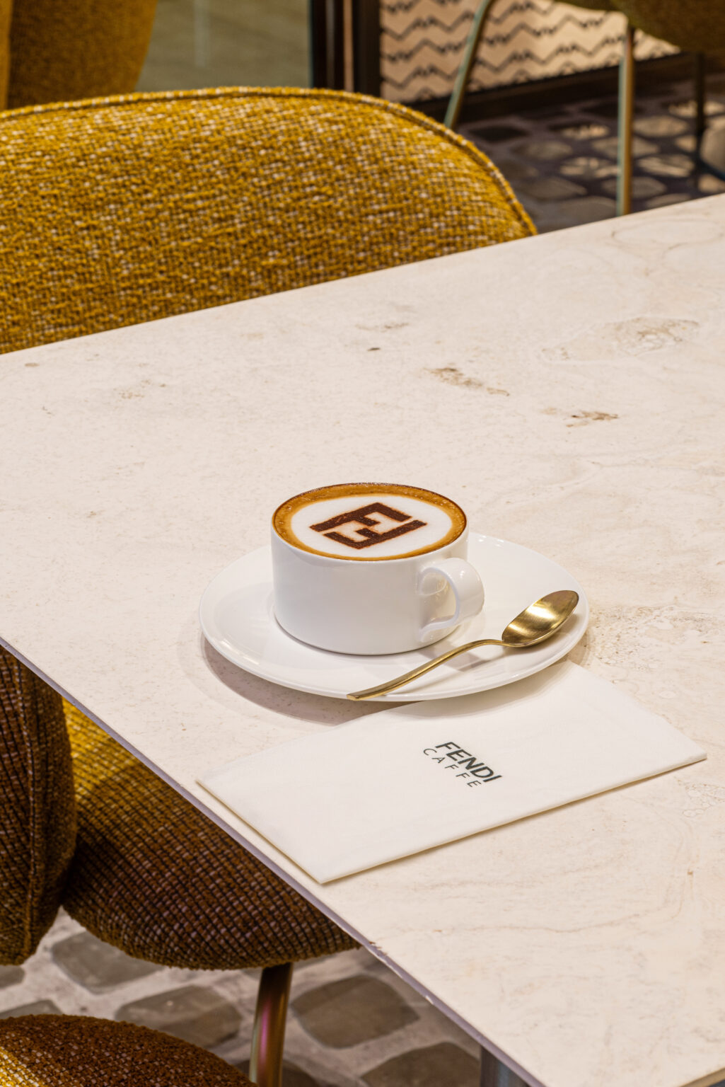 Inside The New Fendi Cafe In Kuwait