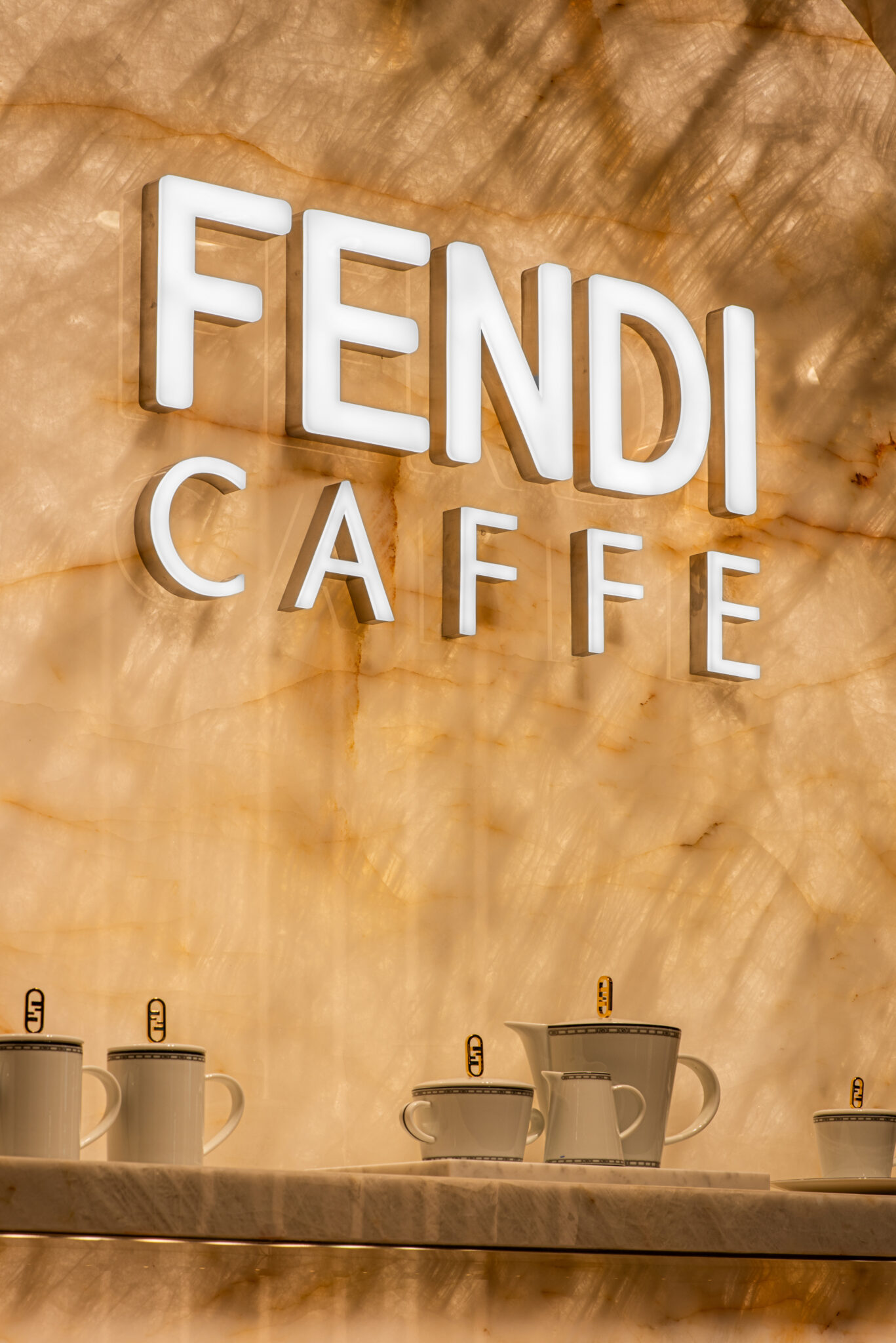 Inside The New Fendi Cafe In Kuwait