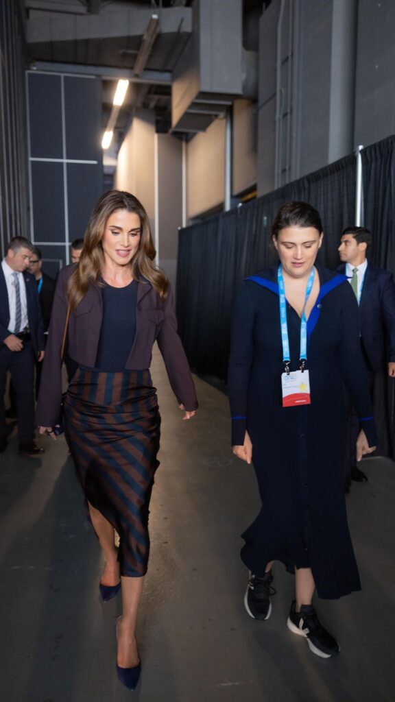Here's What Queen Rania Wore To Her Trips Around The West