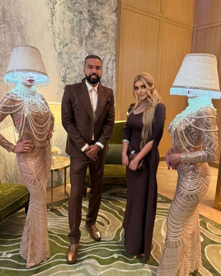 Sheikha Mahra & French Montana Spotted In Coordinating Outfits
