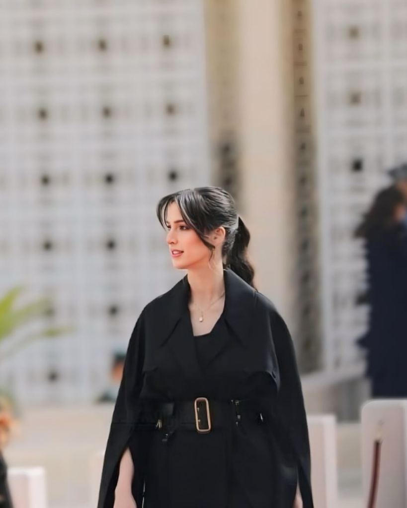 Princess Rajwa Steps Out With Queen Rania In An All-Black Outfit
