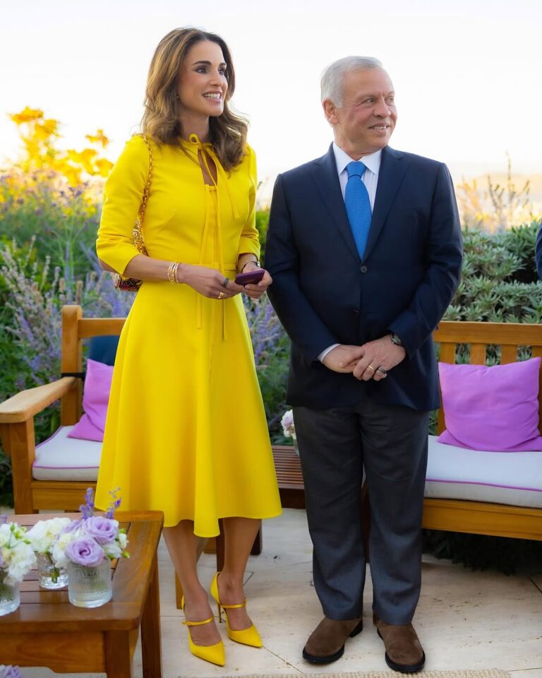 Queen Rania Celebrates King Abdullah's 62nd Birthday