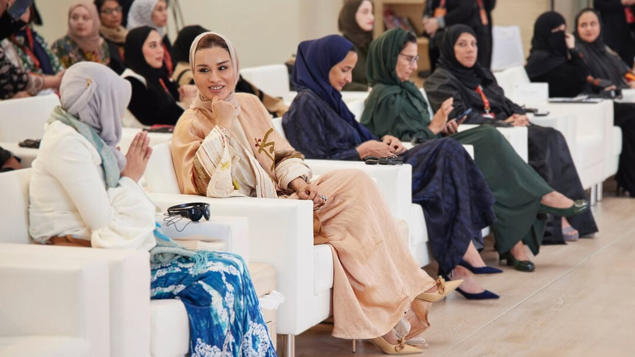 Sheikha Moza Visits The First Female-Led Mosque In Qatar