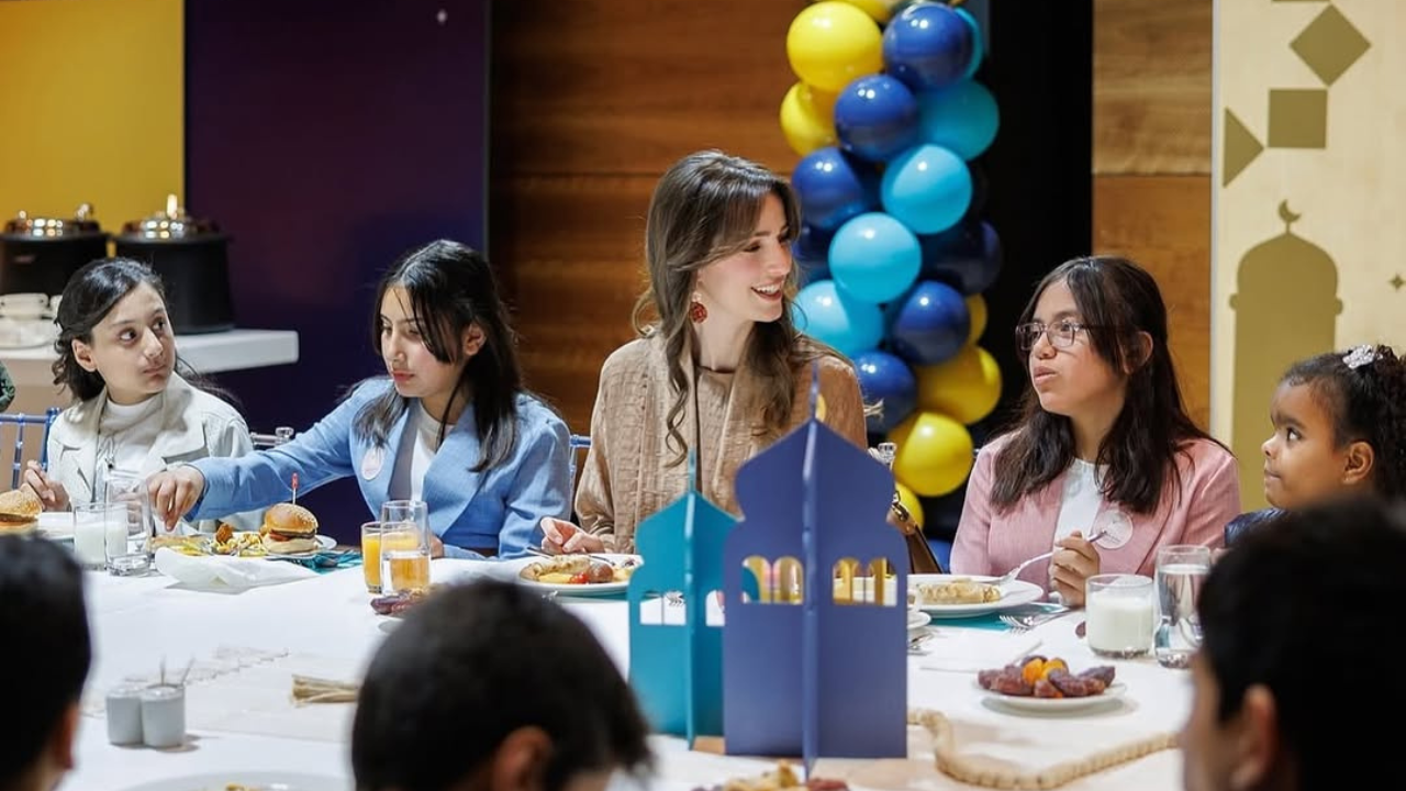 Princess Rajwa Wears A Dubai Brand During Royal Duties