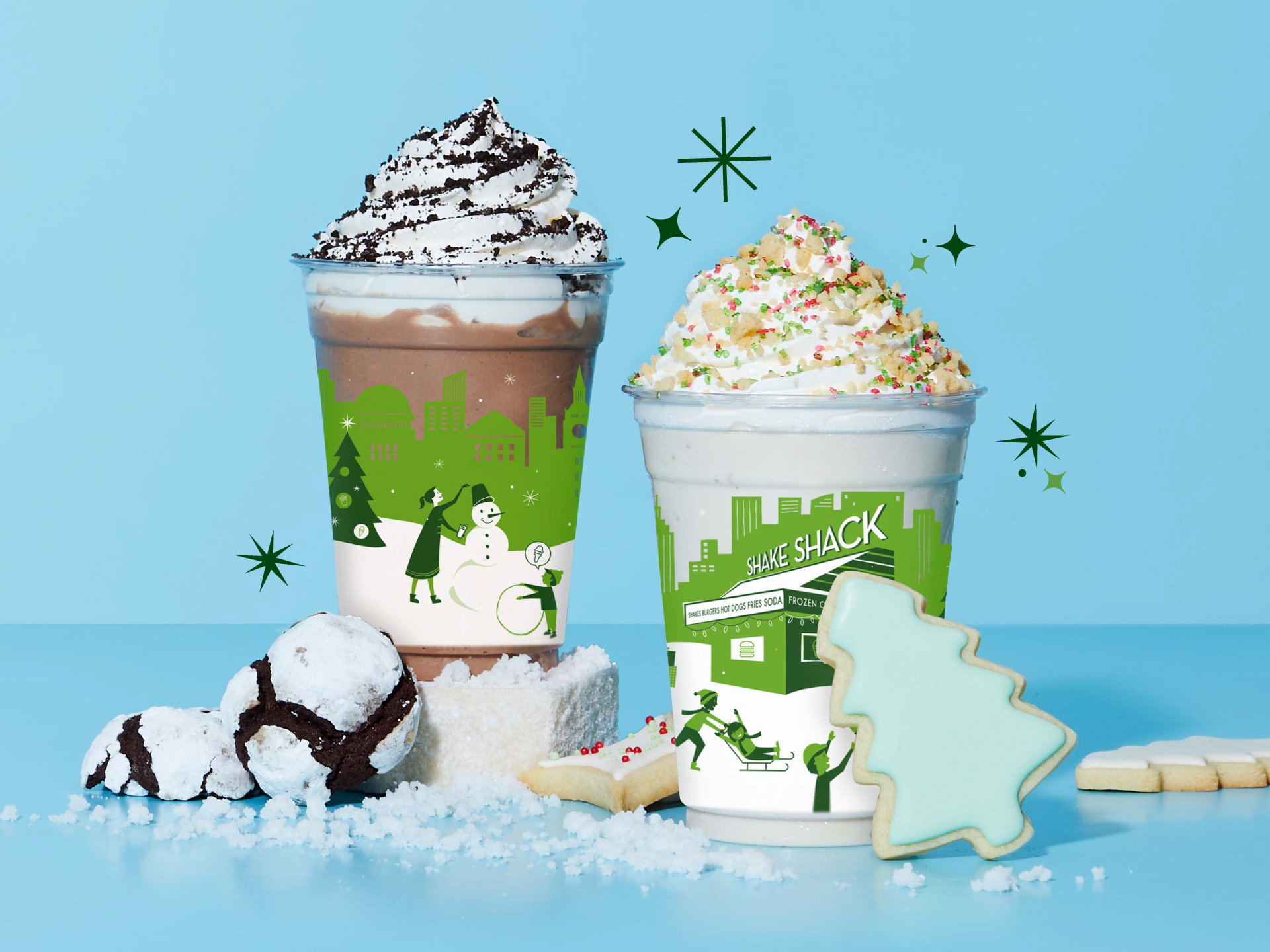 Encuentra las mejores malteadas navideñas solo en Shake Shack