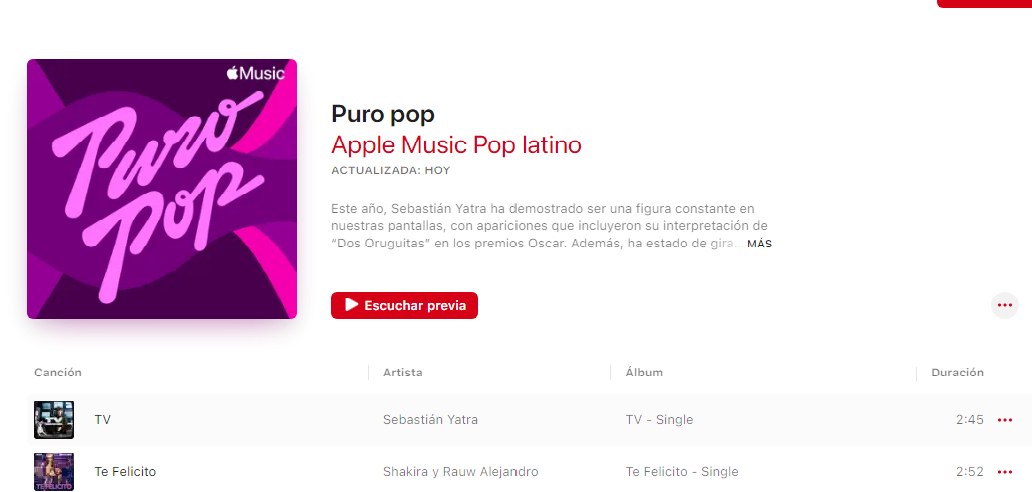 Conoce 'Puro Pop' de Apple Music | Grazia México y Latinoamérica