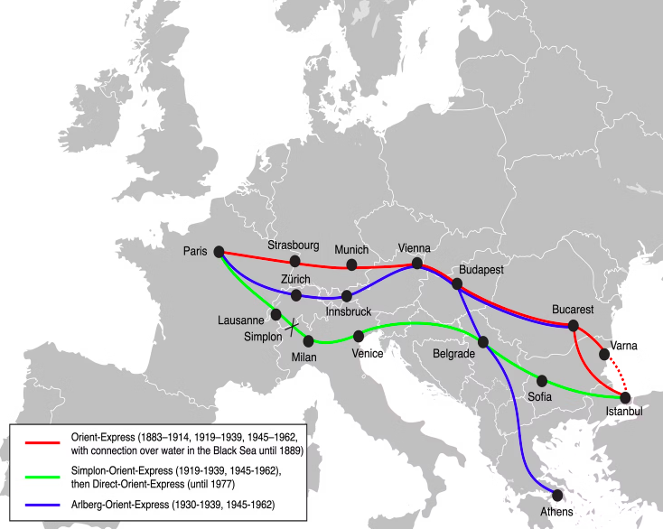 Recrea la historia viajando en estas rutas del tren Orient Express