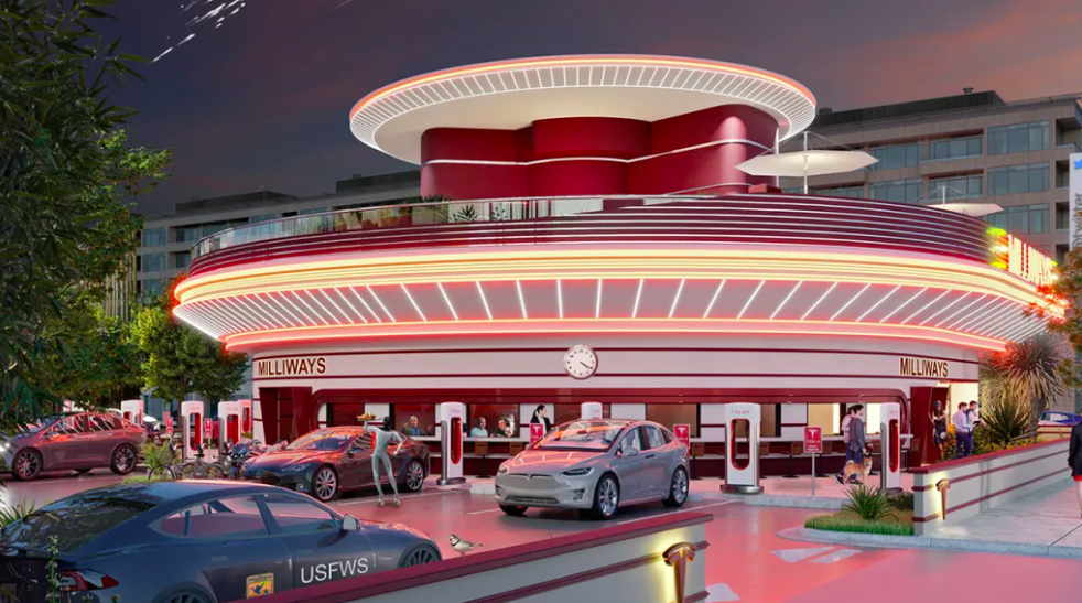 Elon Musk sigue su visión futurista para construir un restaurante y ...