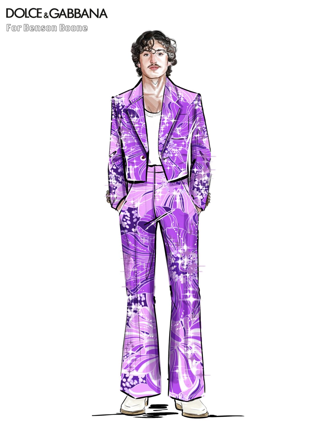 Benson Boone vistió Dolce&Gabbana durante los AMAs 2025