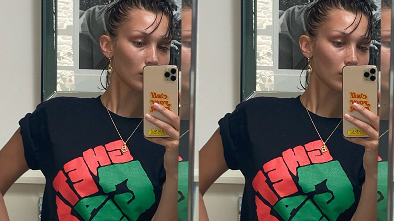 An Ode To Bella Hadid's Vintage Tee Collection