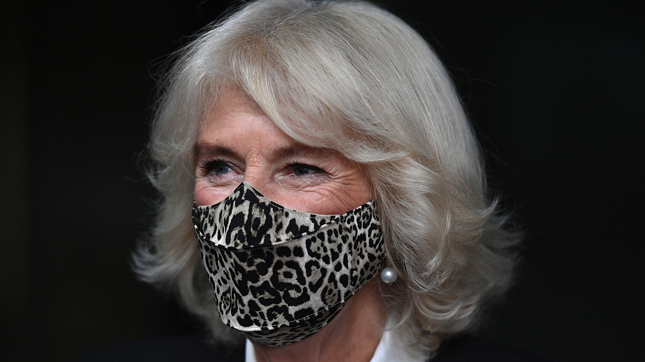 Duchess Camilla's Leopard-Print Face Mask and Outfit | Grazia