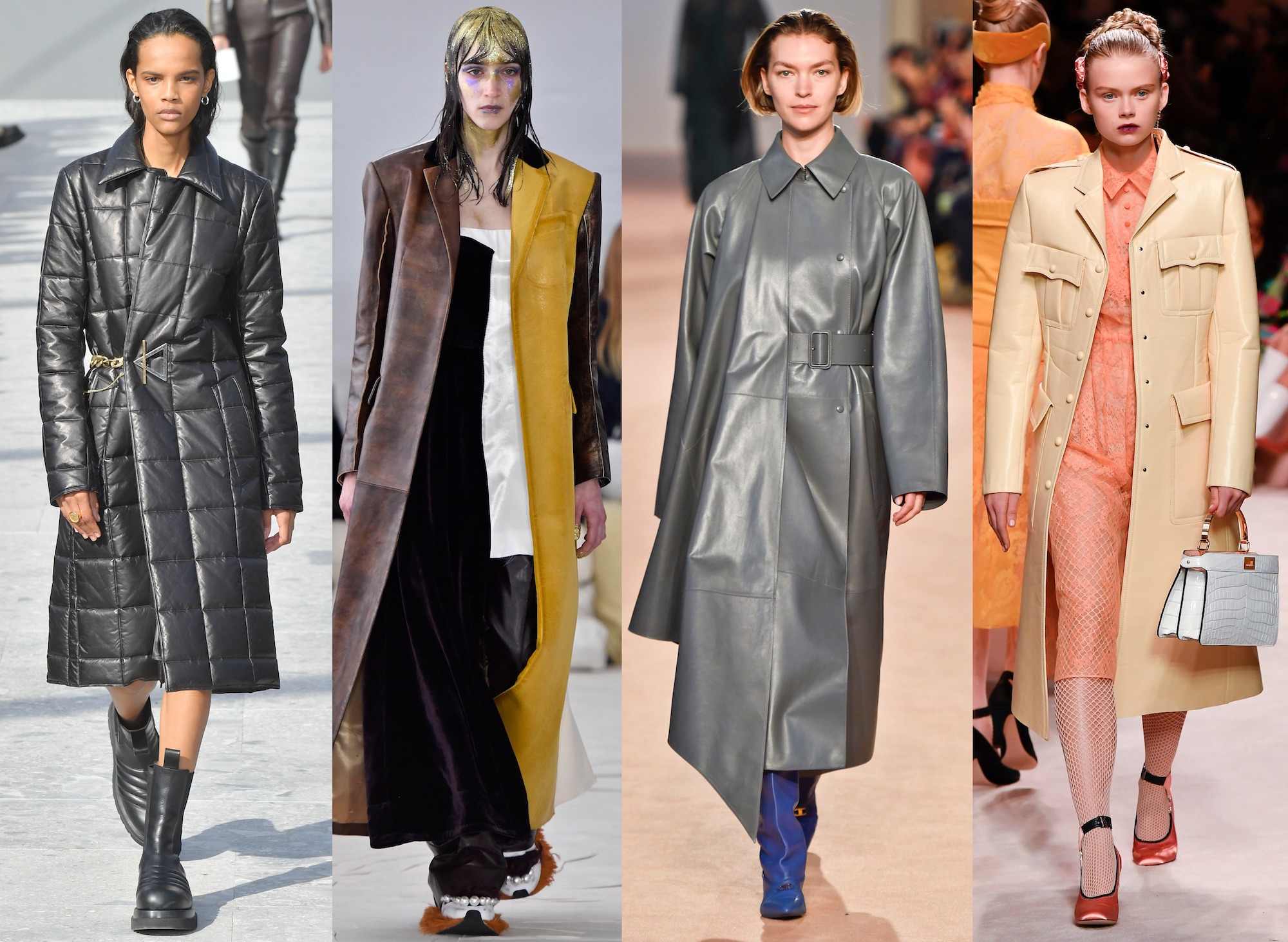 The Allure Of The Leather Trench Coat - Grazia USA