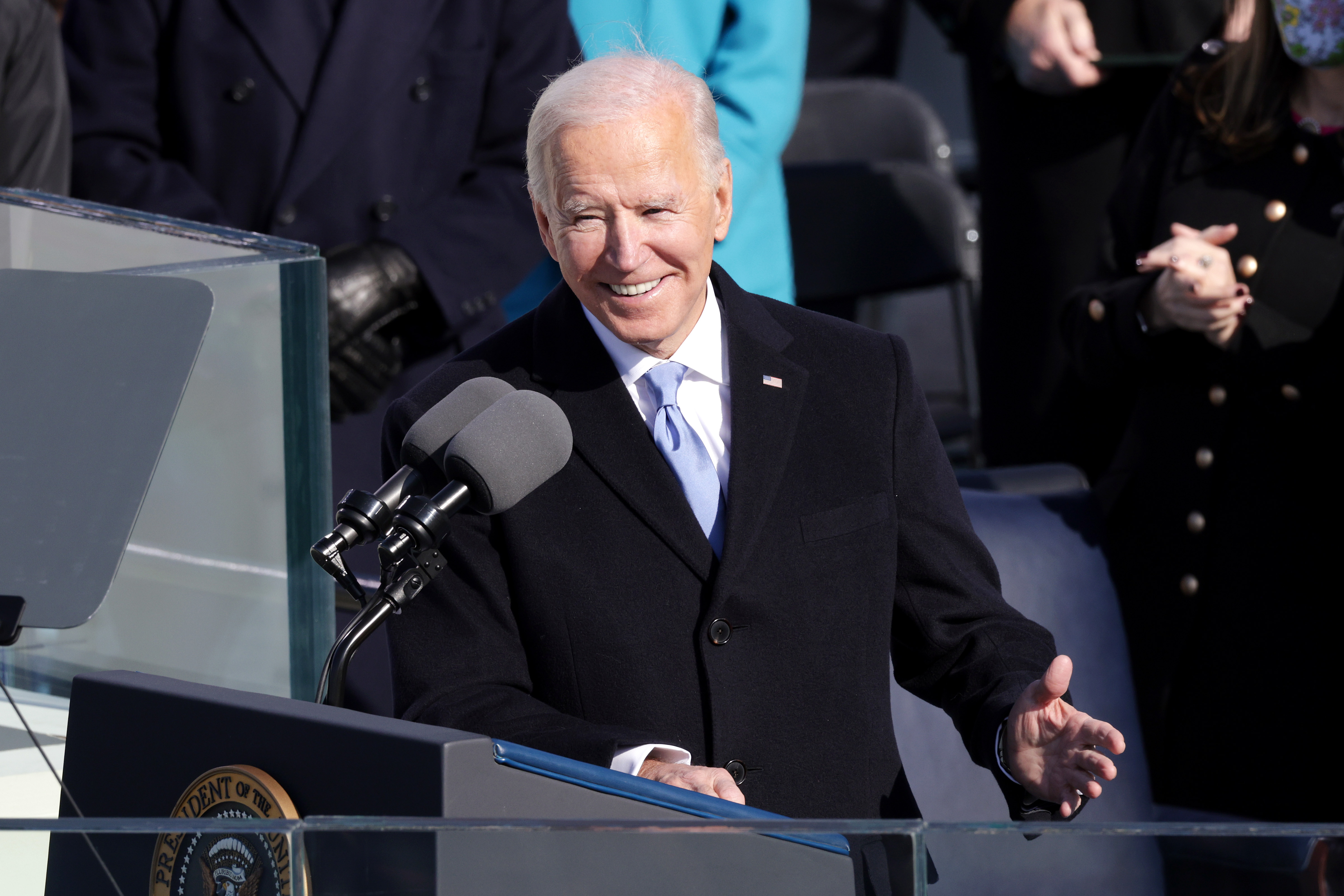 Joe Biden Sworn In As President Wearing Ralph Lauren Suit