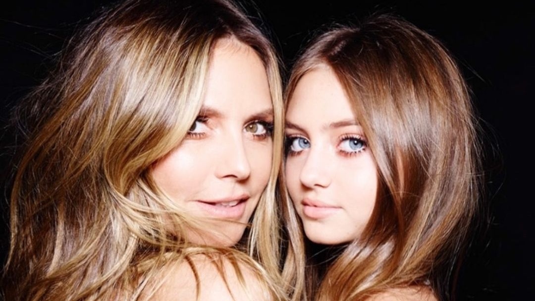 Heidi Klum And Her Model Daughter Leni Looked Like Twins On The Red ...