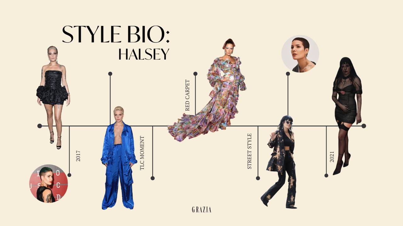 Style Bio: Halsey’s Fashion Evolution - Grazia USA