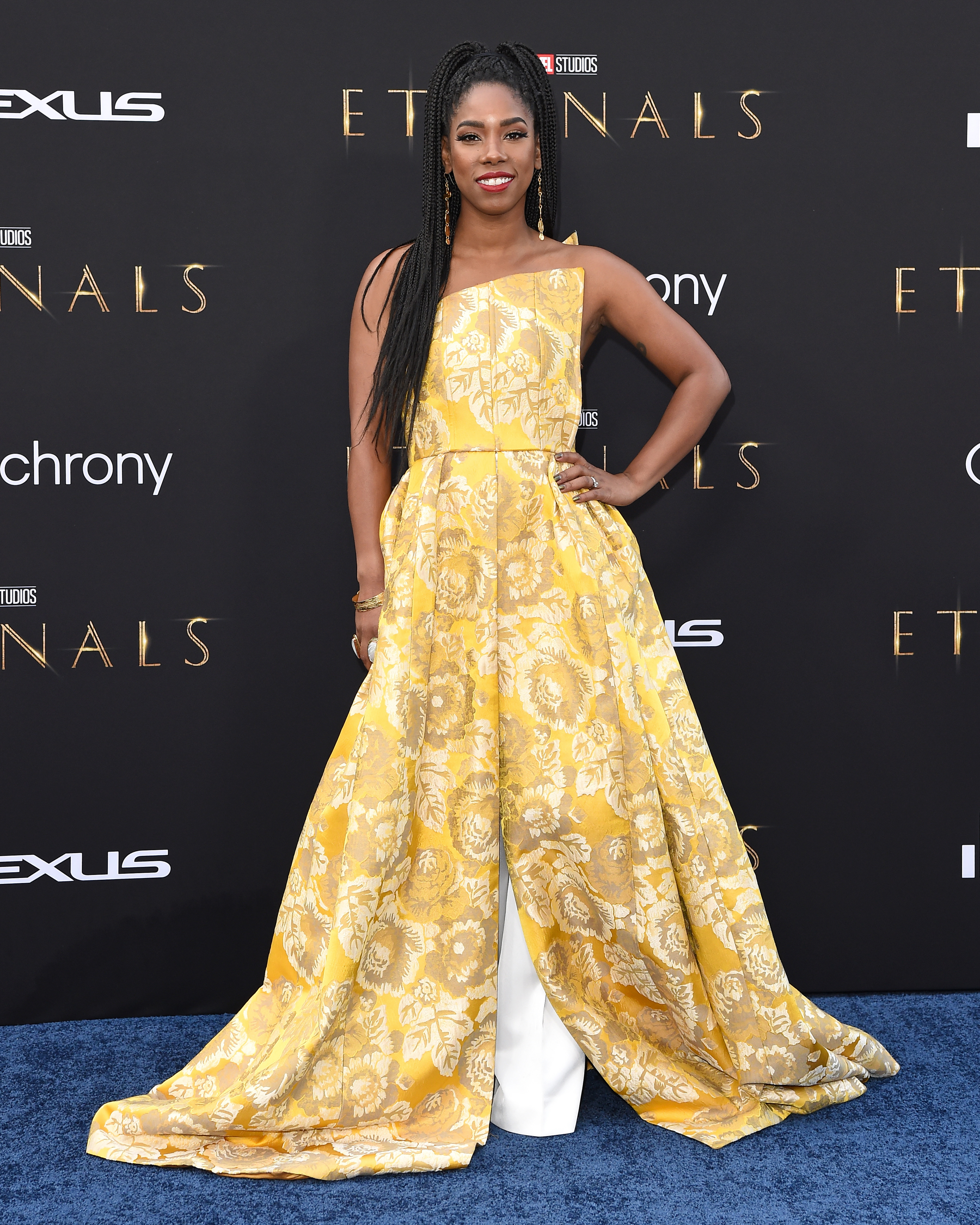 The 'Eternals' Premiere Was A Bold Display of Fashion In Neutrals