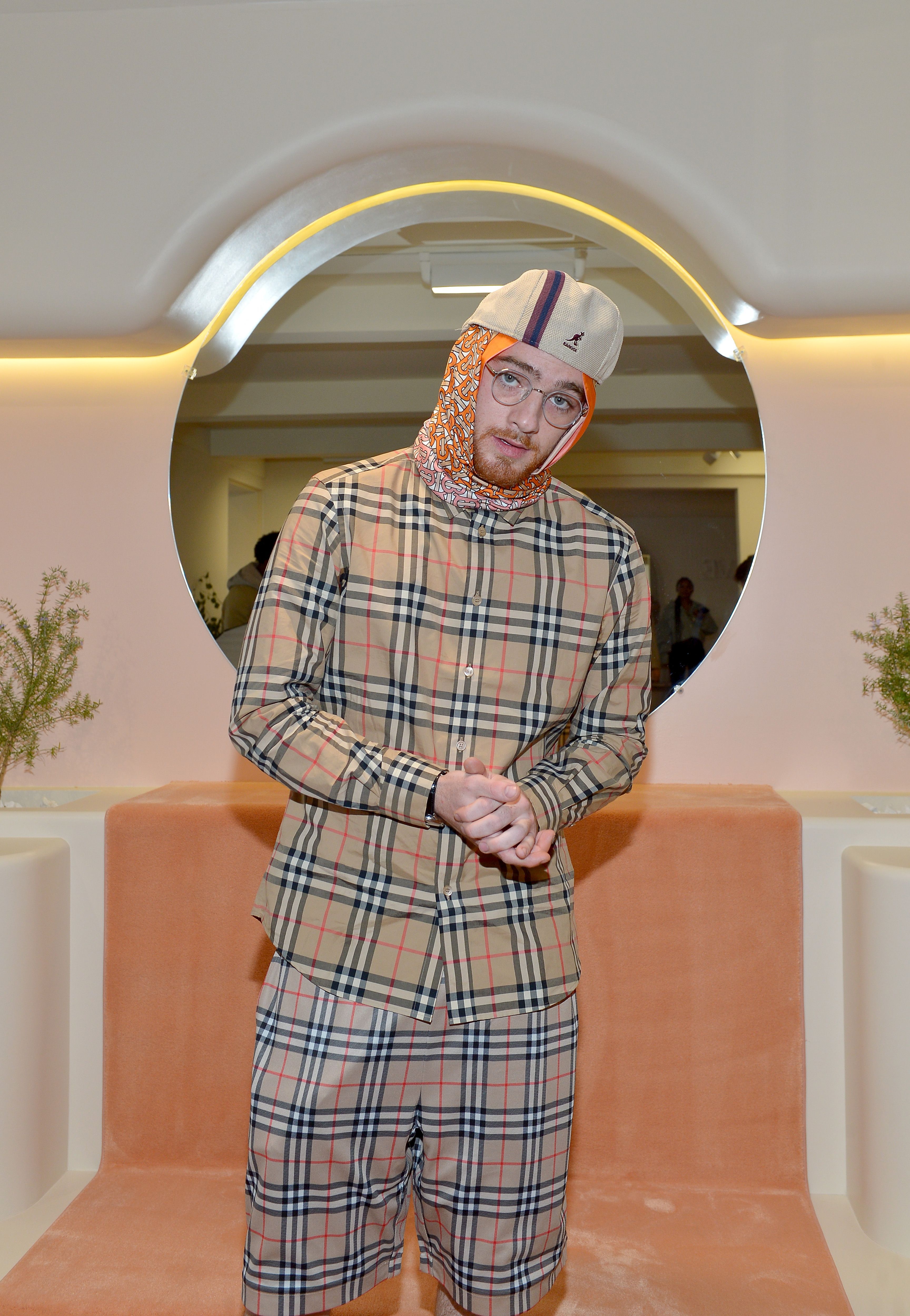 'Euphoria' Star Angus Cloud Continues His Fashion Journey in Burberry