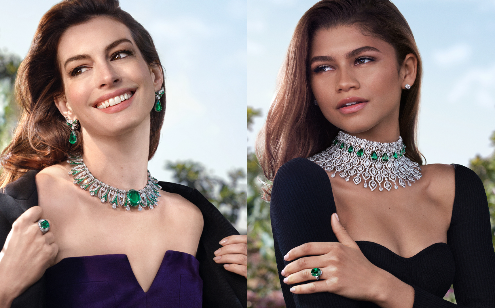 Anne Hathaway and Zendaya Star in New Bulgari Campaign