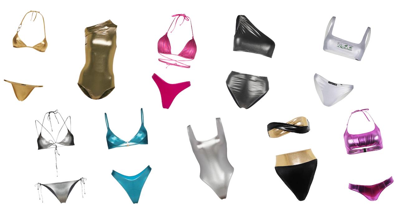 Shop the Metallic Swimsuit Trend This Summer
