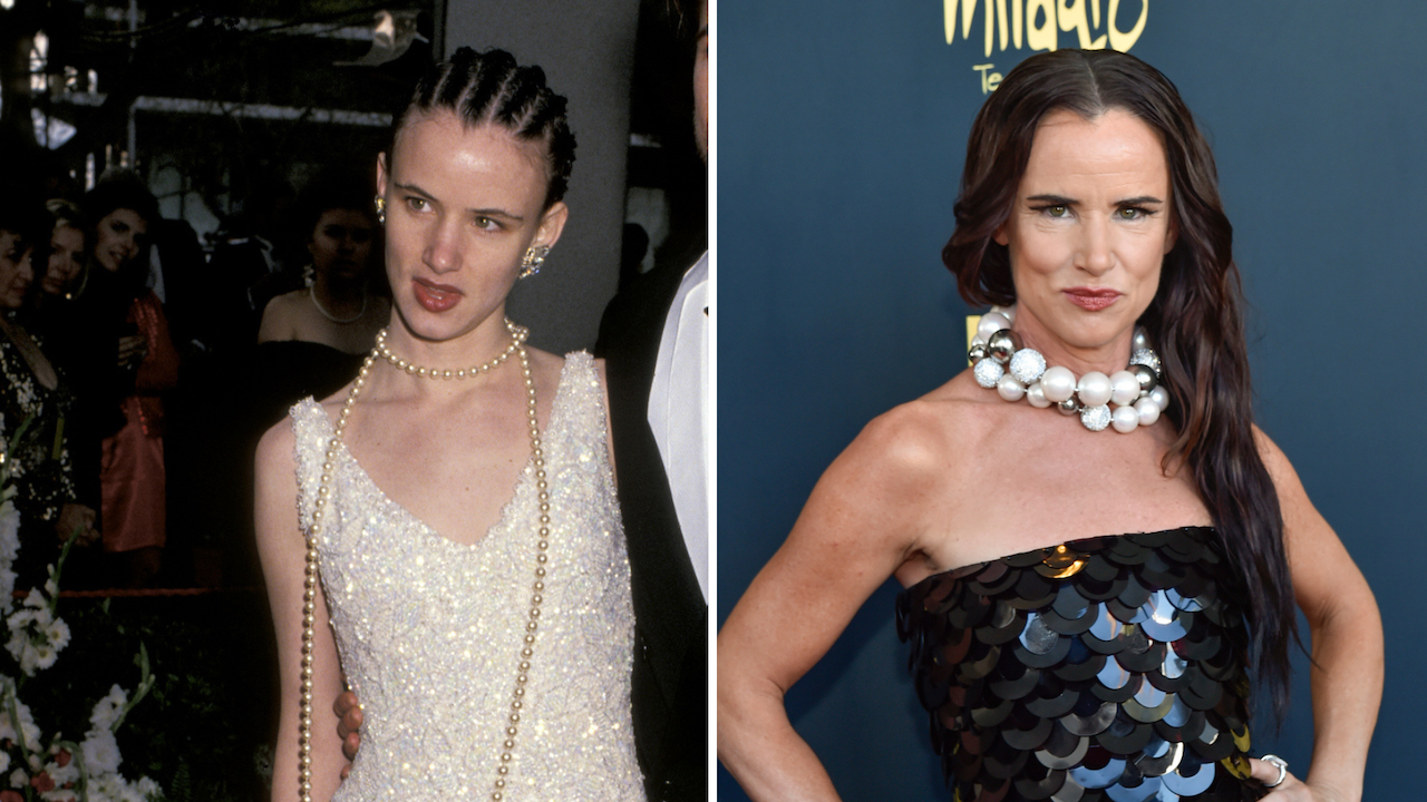Juliette Lewis Always Knows How to Pull Off Statement Pearls