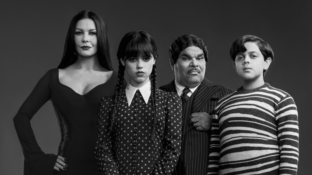 Catherine Zeta-Jones Transforms into Morticia Addams in 'Wednesday'