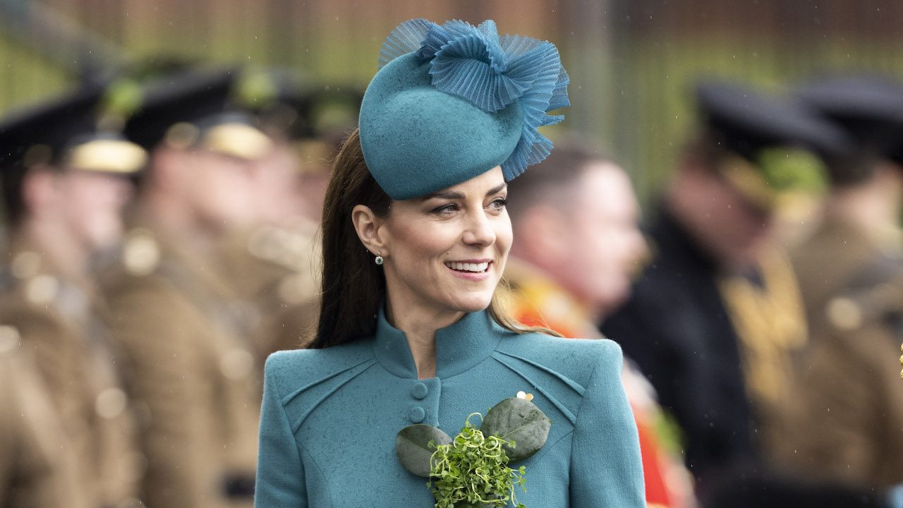 Kate Middleton Chooses to Wear Teal for St. Patrick’s Day Parade