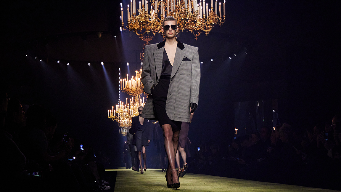 Saint Laurent's Fall Winter 2023 RTW Show Epitomised Elegance