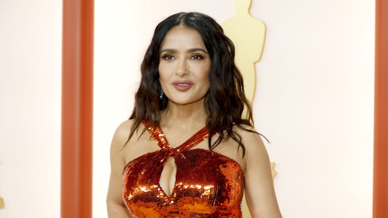 Salma Hayek Wears Plunging Bikini in New Swimsuit Photos