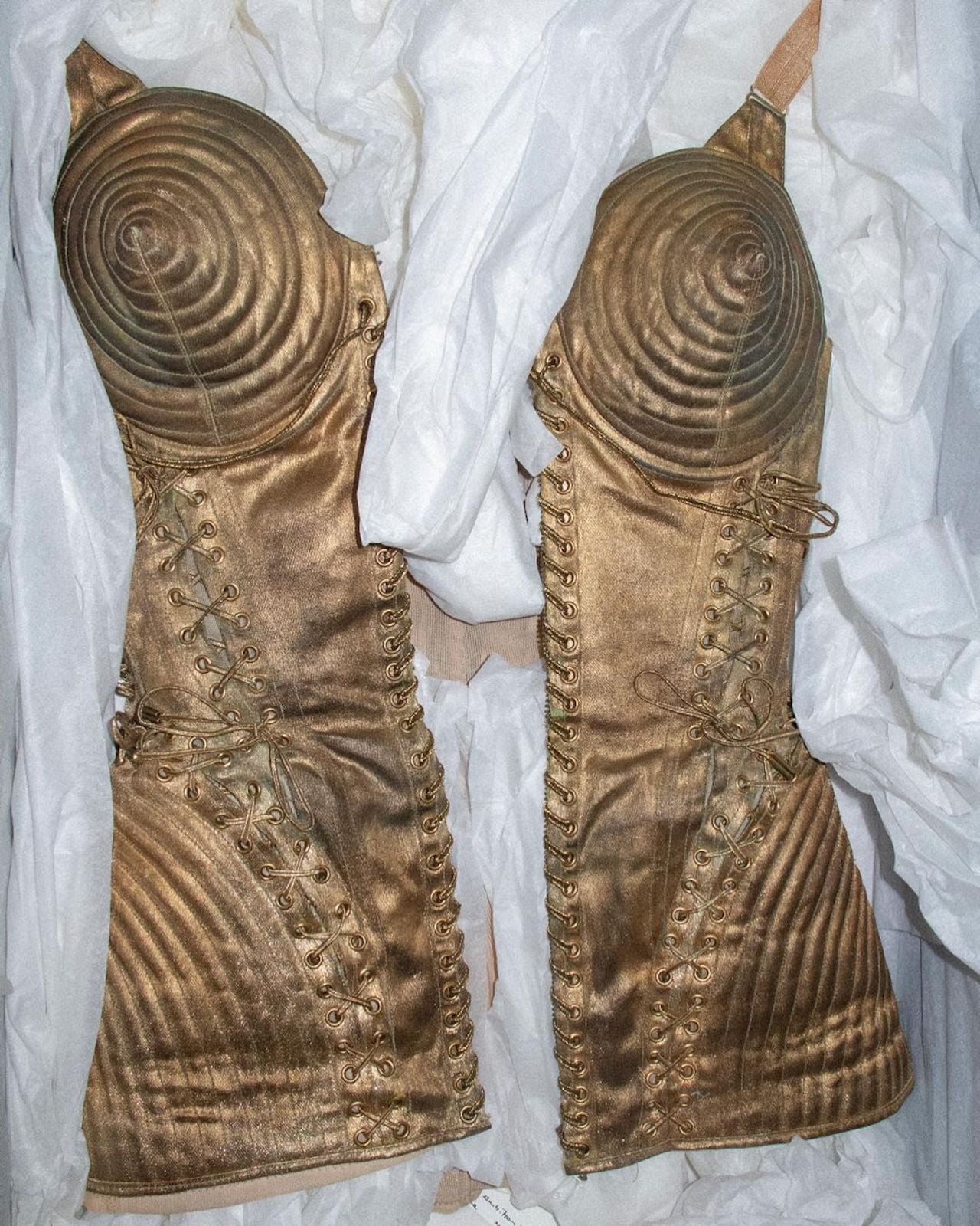 Madonna Shares Jean Paul Gaultier Cone Bras in Fashion Archive