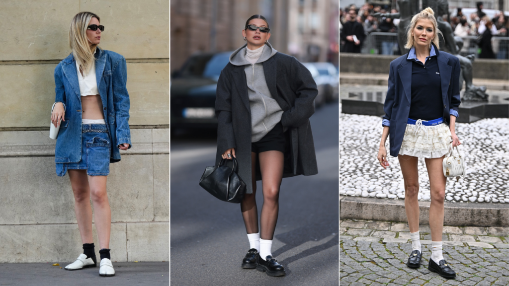 Miniskirts & Loafers: Chic Spring Trend
