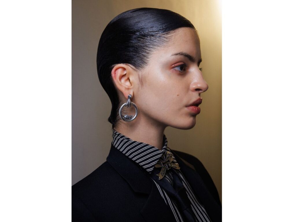 The Sleek Effect: Retro-Inspired Wet Hair Looks - Grazia USA