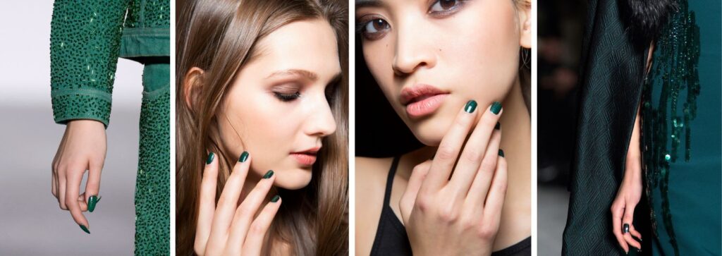 Petrol Green Nails: The Chic Winter Shade to Try - Grazia USA