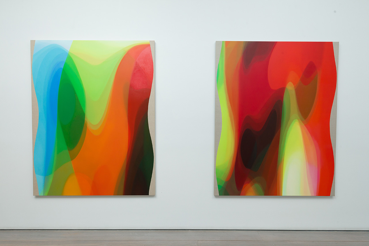 The artist John Young brings images found online to life on linen