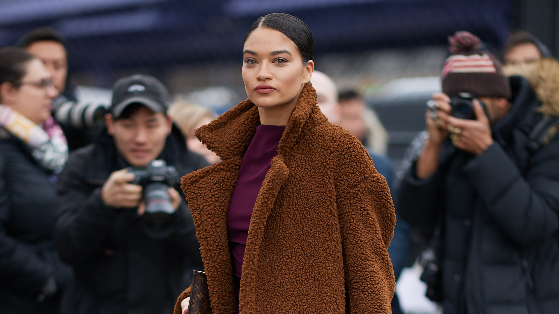 The Big Fluffy Coat Trend Putting The Sesame Street In Street Style