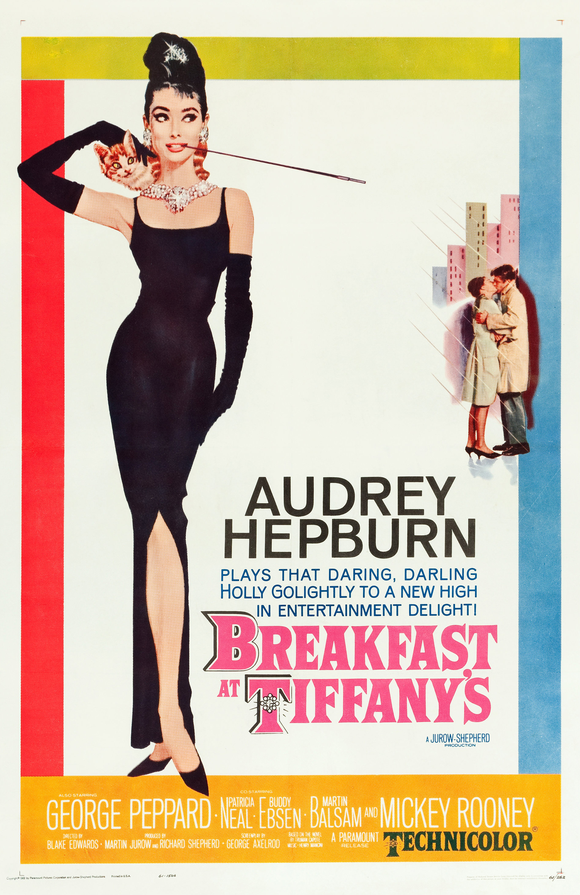 Breakfast at Tiffany s 1961 poster Grazia Breakfast at Tiffany s 1961 poster Grazia