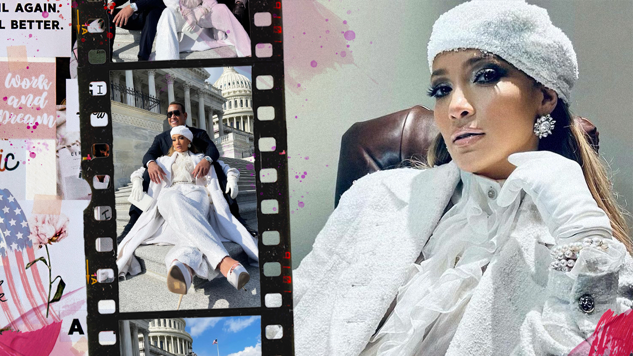 Jennifer Lopez Performs At Joe Biden's Inauguration In All White Outfit