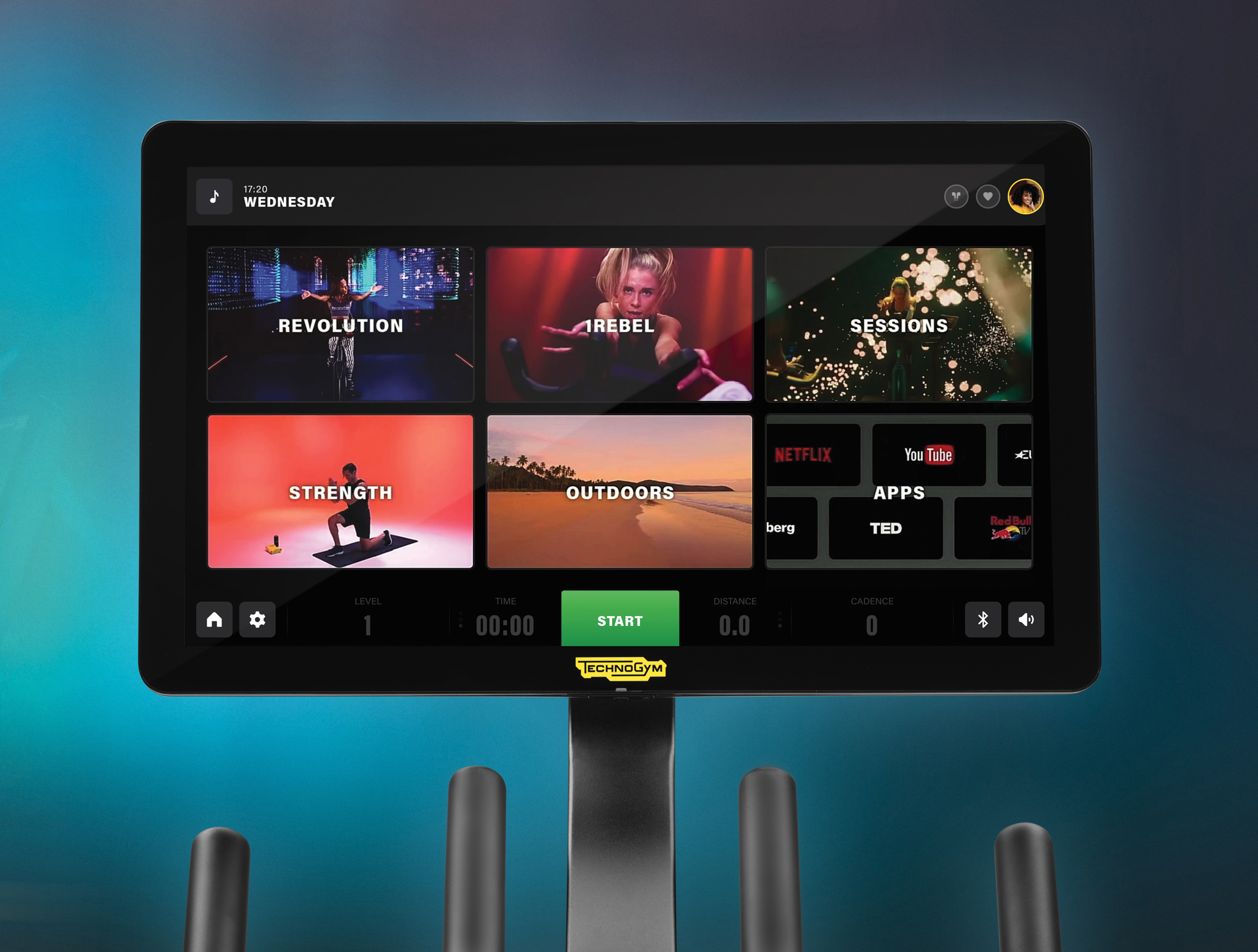 Technogym_Bike_Live_Screen_blue - Grazia