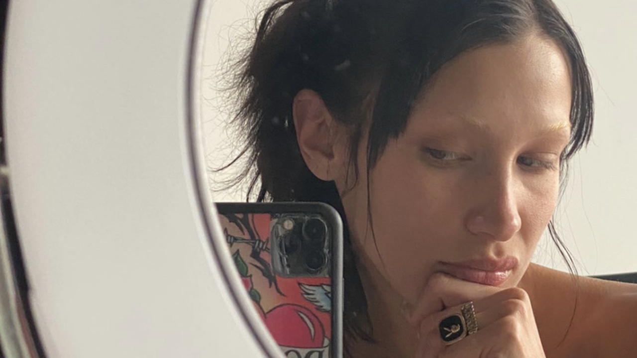 Bella Hadid Joins The Bleached Blonde Brows Club - Grazia