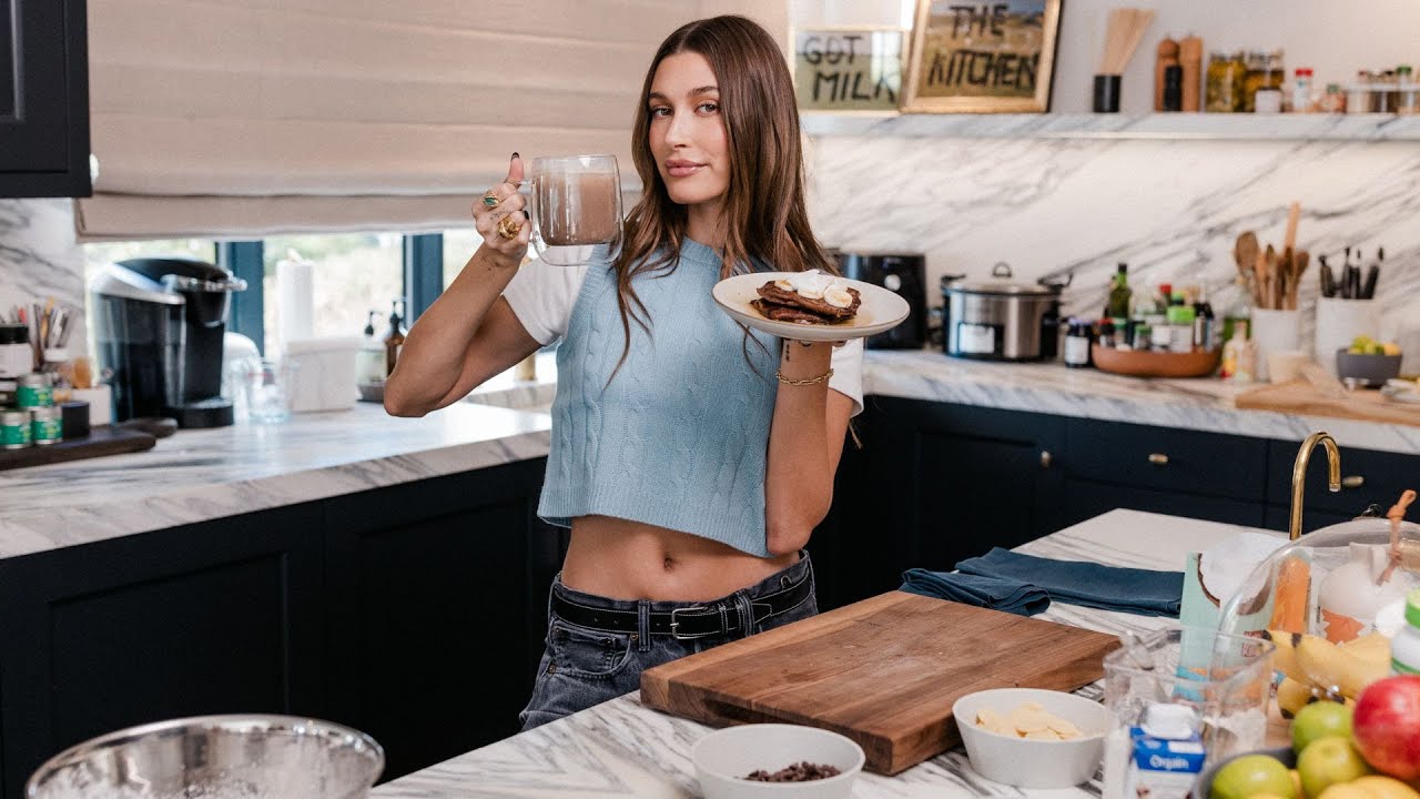 Hailey-Bieber-Whats-In-My-Kitched - Grazia