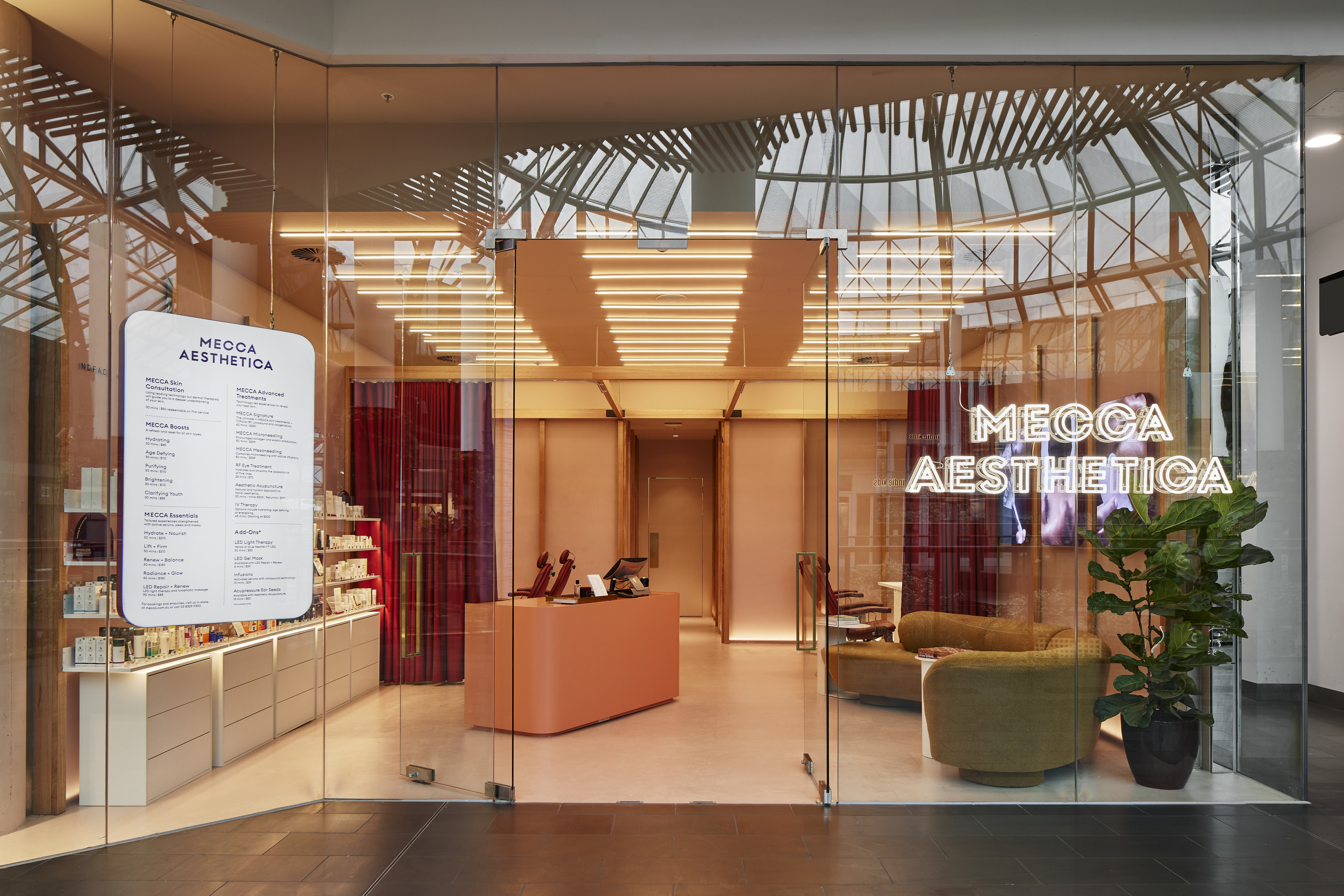 MECCA Aesthetica Review: Inside The Treatment Space - Grazia