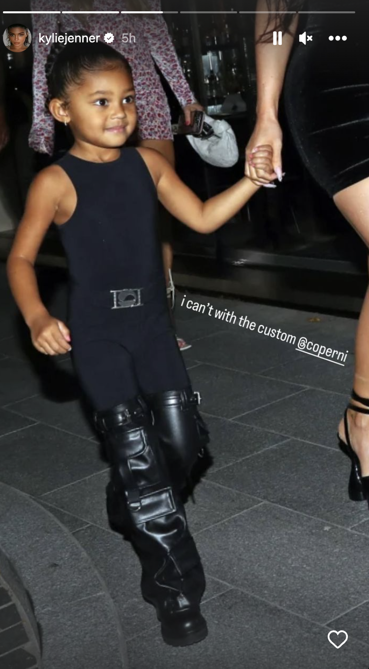 See Stormi Webster In Custom Coperni, Dior and Paco Rabanne