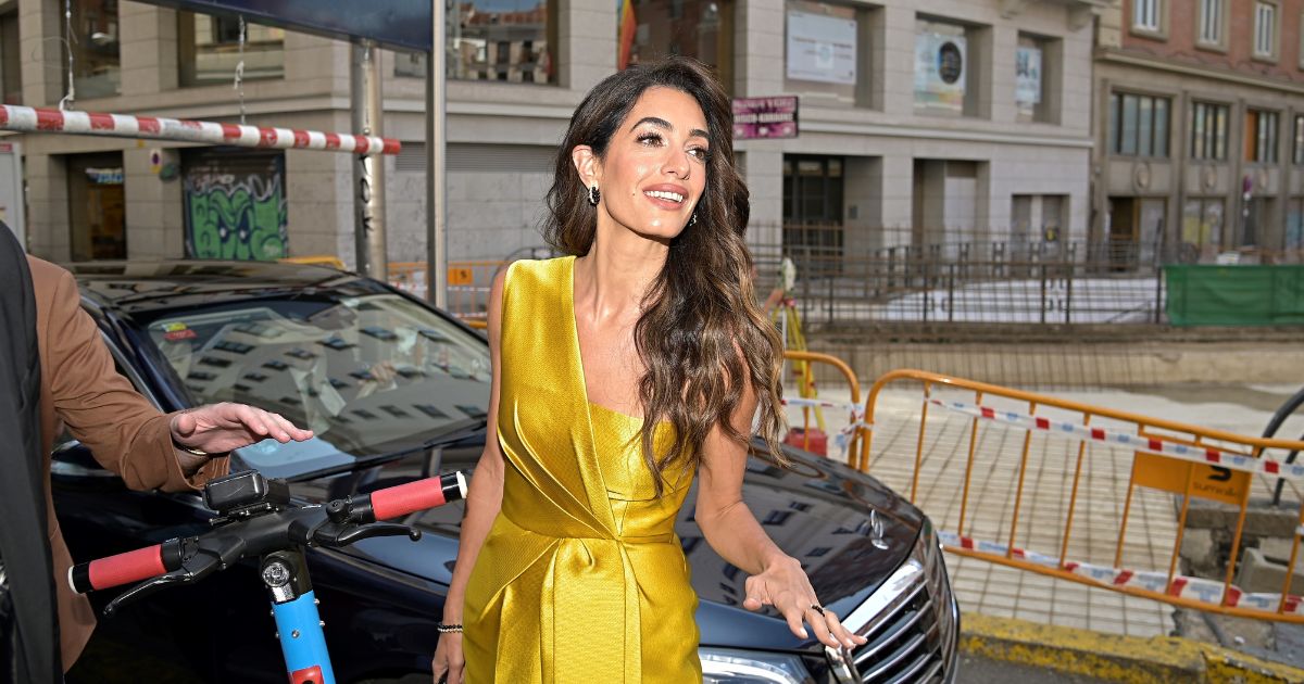 Amal Clooney Puts A Lawyer Touch On The 'Mob Wife' Aesthetic