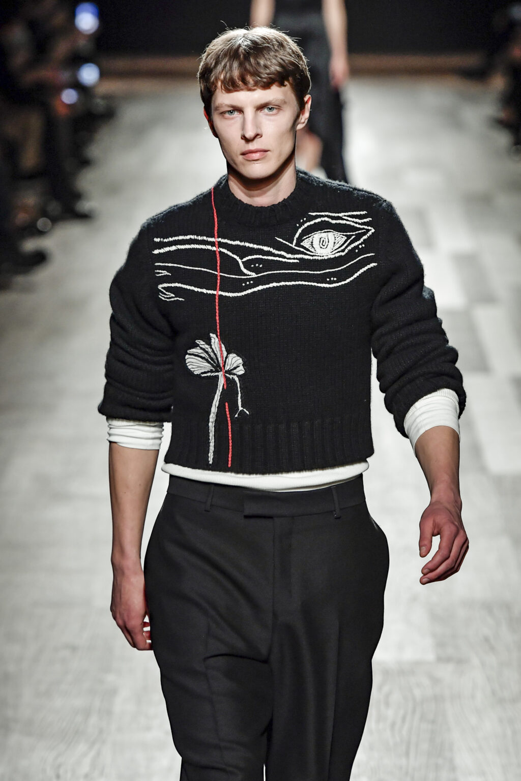MFW: Leathers, Feathers And Sheer Inspiration At Ferragamo - Grazia