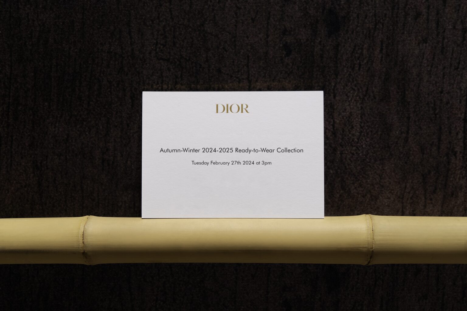 INVITATION DIOR RTW AW24_ENG - Grazia