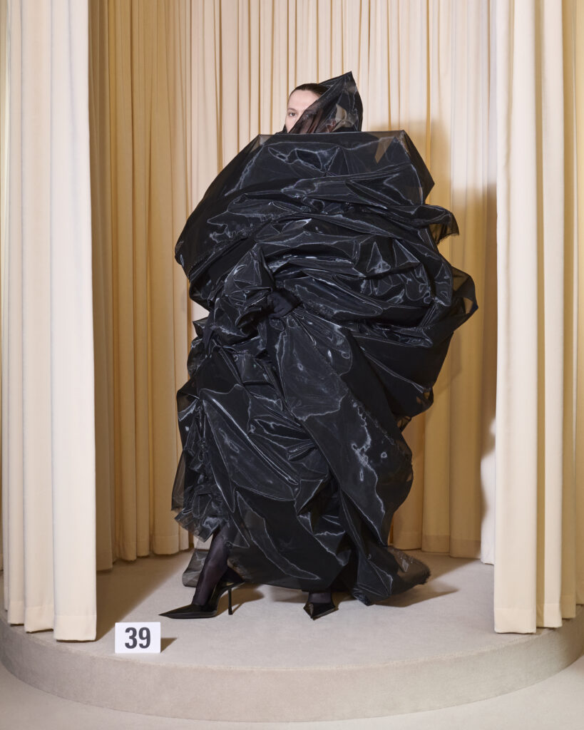 Balenciaga Meditates On A One-Wear Dissolvable Dress
